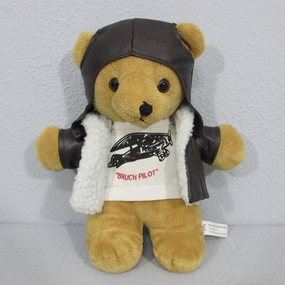 Unbranded | Toys | Bruch Pilot Teddy Bear Inch Plush Bomber Jacket ...